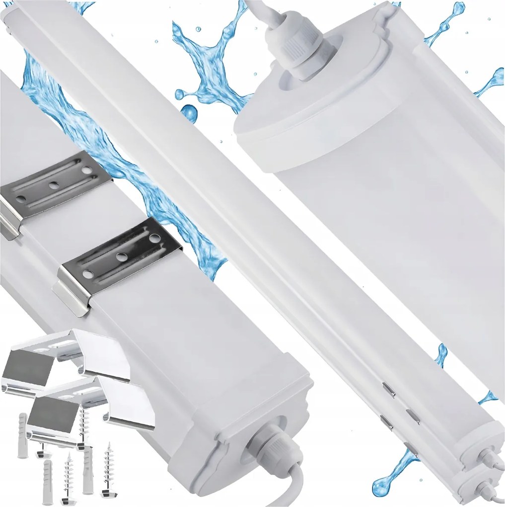BERGE 2x LED stropní svítidlo 70W 150cm 7000lm 230v
