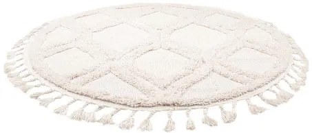 Koberec BERBER 7063 sloní kost kruh