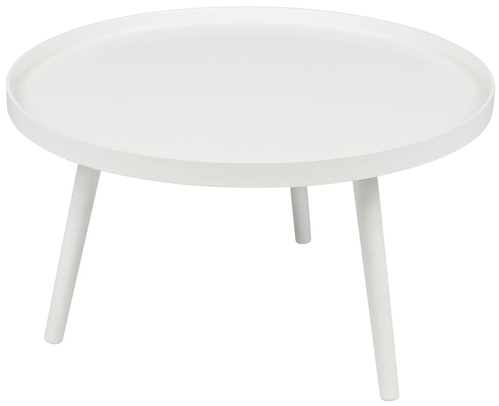 Hoorns Bílý konferenční stolek Mireli 78 cm