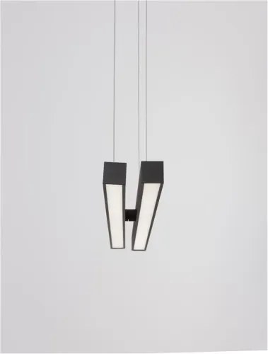 Závěsné LED svítidlo NOVA LUCE X-LINE 40W 3000K 9060920 stmívatelné Triac