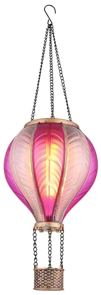 Globo 36136P - LED Závěsná solární dekorace 20xLED/0,5W/3V IP44 létající balón