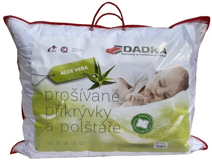 DADKA Polštář ALOE VERA bílá 45x60 cm