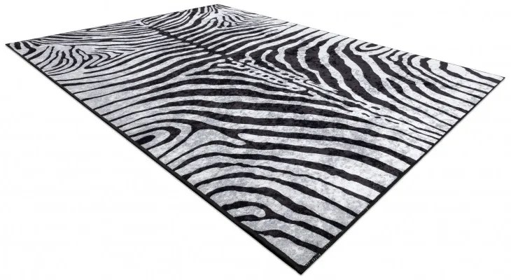 Dywany Łuszczów Kusový koberec Miro 51331.803 Zebra black / white - 80x150 cm