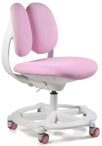 Dětská rostoucí židle GOOFY - růžová - nosnost 100 kg - 4-14 let - 3D7017