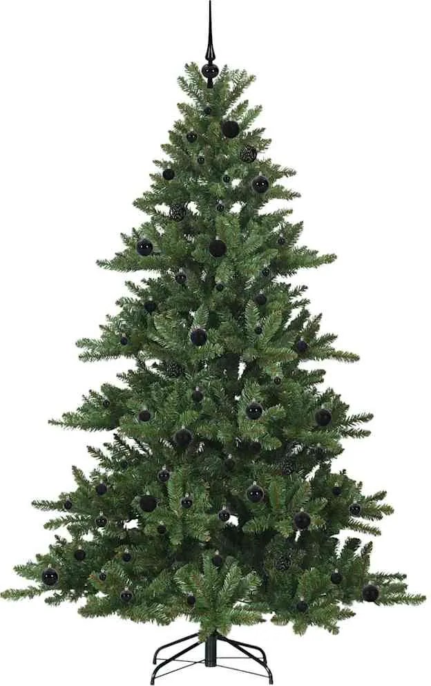 Umělý Skládací Vánoční Strom Zelená 210 cm PVC a ocel 3397680