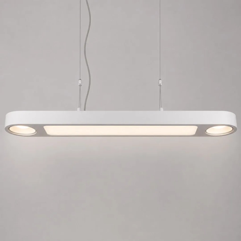 Závěsné svítidlo Luce, 1x bílé kovové stínítko, w