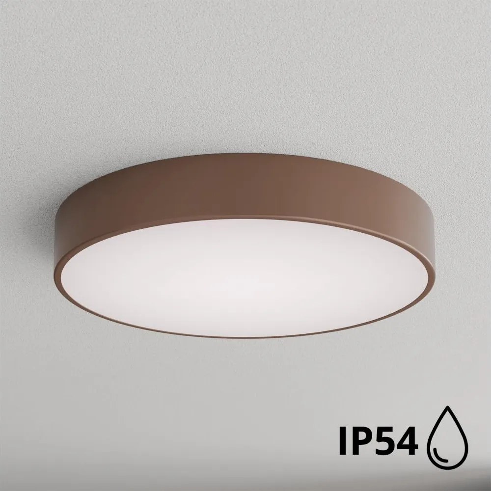 BRILAGI - Koupelnové stropní svítidlo CLARE 4xE27/24W/230V pr. 50 cm IP54 hnědá