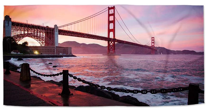 Ručník SABLO - Golden Gate 70x140 cm