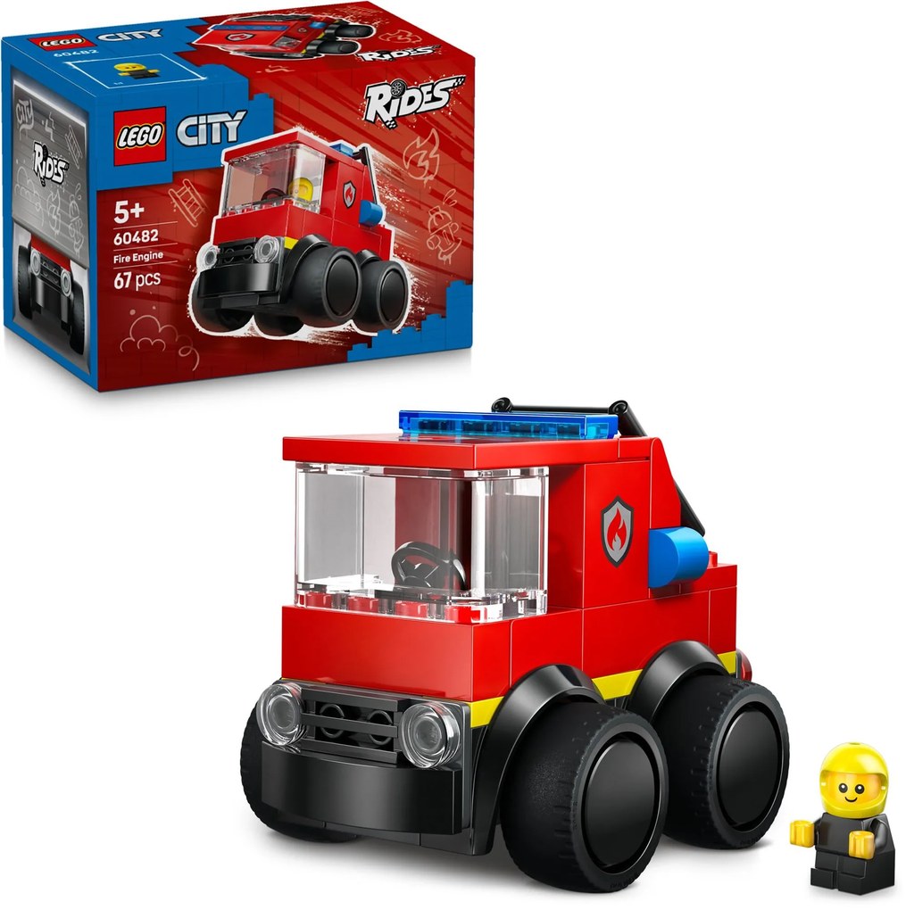 Lego® city 60482 autíčka – hasičské auto 5702018031872