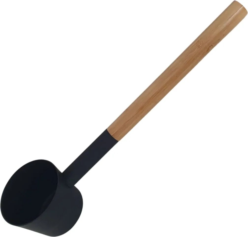 Harvia set vědro 4L s naběračkou 42 cm, matný nerez a dřevo