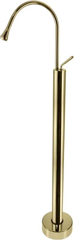 Mexen Dorado, volně stojící umyvadlová baterie h-1125, zlatá lesklá, 747334-50