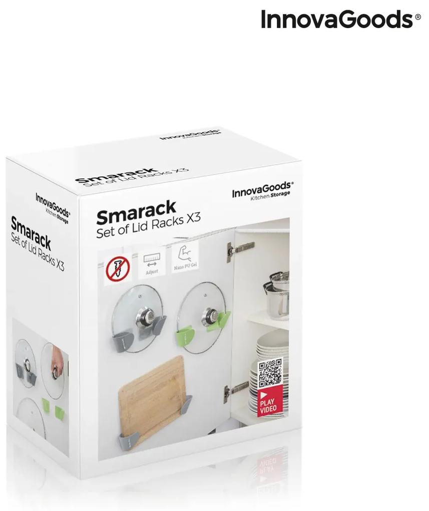 Sada 3 lepicích držáků na kuchyňské pokličky Smarack - InnovaGoods