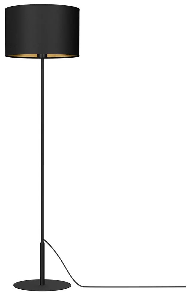 Luminex Stojací lampa ARDEN 1xE27/60W/230V černá/zlatá LU3498