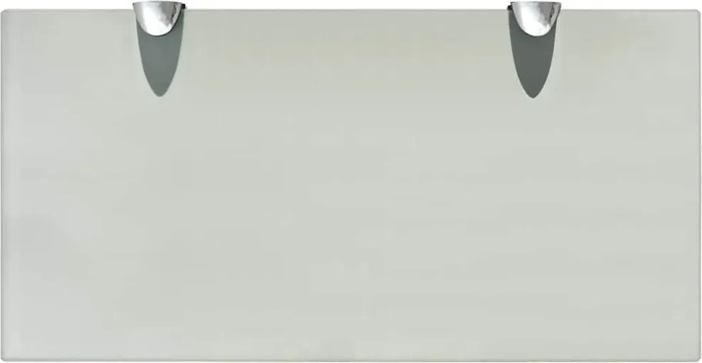 Plovoucí police 2 ks sklo 40 x 20 cm 8 mm 3051535