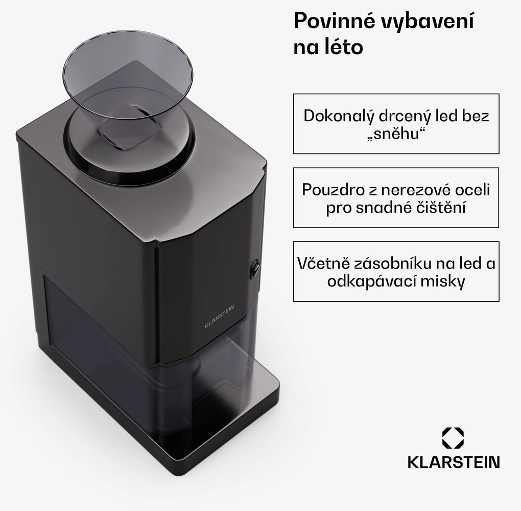 Klarstein Icebreaker, drtič ledu, 15 kg/h, zásobník na led 3,5 l