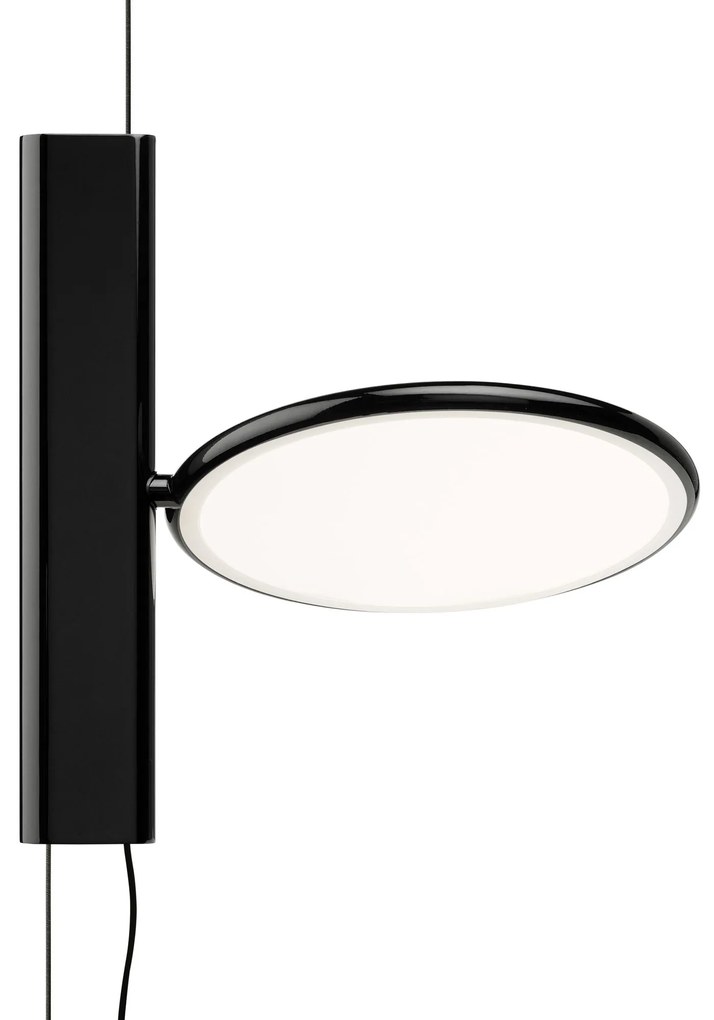 Flos F4640030 OK, černé svítidlo mezi podlahu a strop se stmívačem, 18W LED 2700K, max. 400cm