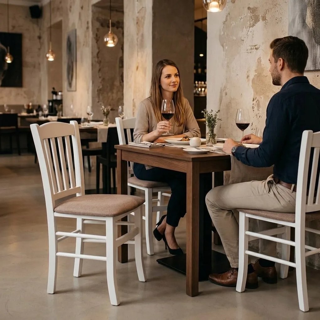 Stima Židle VENETA s čalouněným sedákem rustikál LUX šedá 5