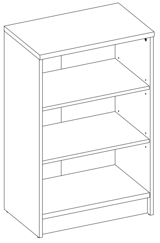 Sconto Regál/knihovna OPTIMUS 35-001 buk