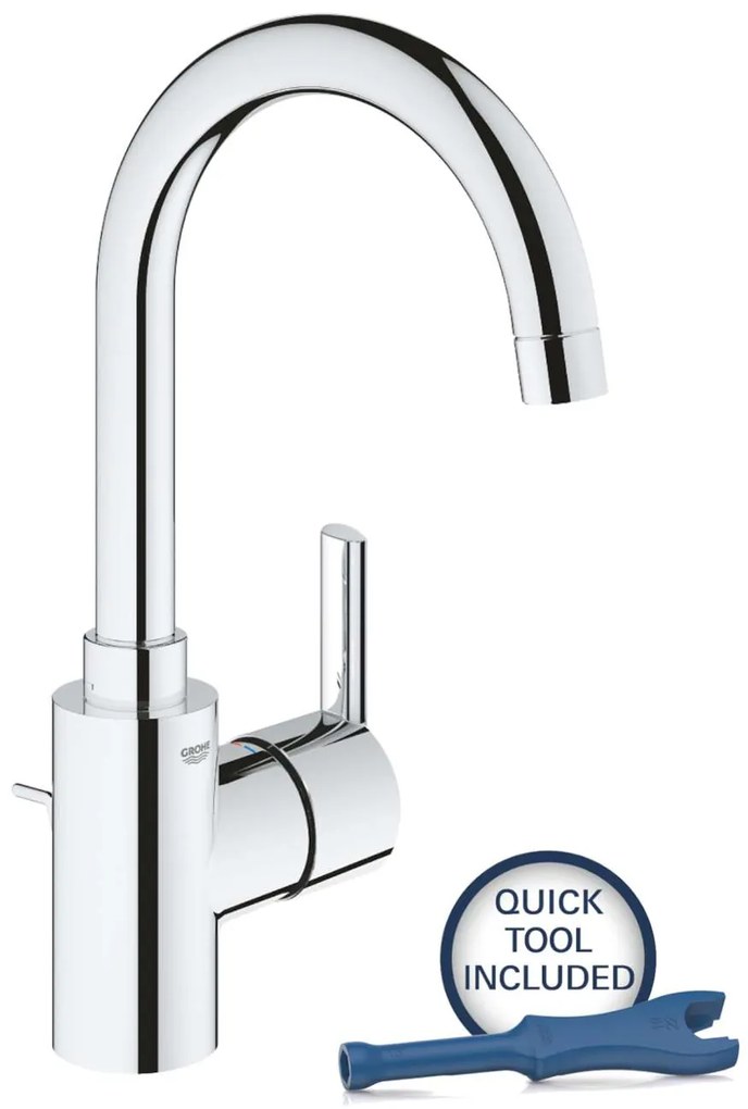 Grohe Feel - Umyvadlová baterie s výpustí, chrom 32723001