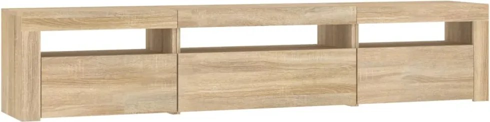 TV skříňka s LED osvětlením dub sonoma 195 x 35 x 40 cm 3152740