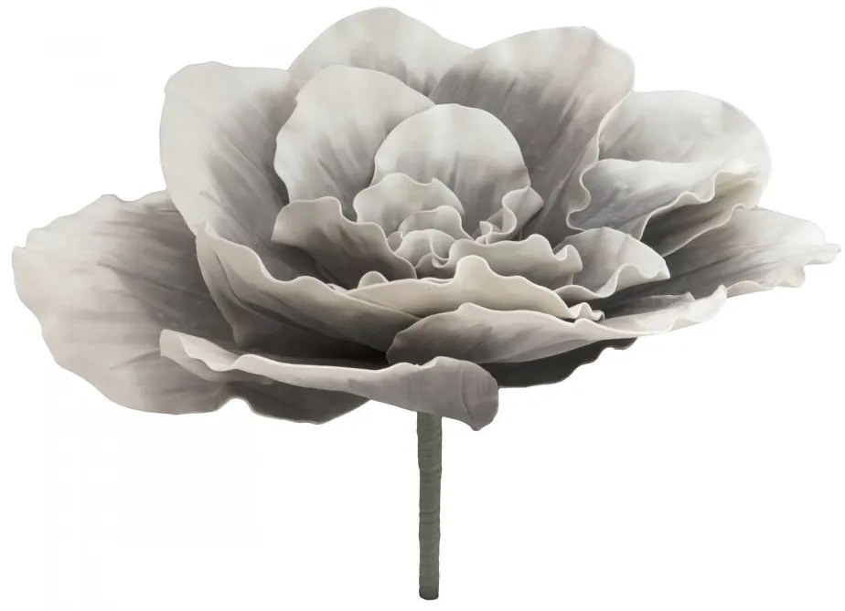 Umělá květina - Obří květ (EVA), šedý, 80 cm