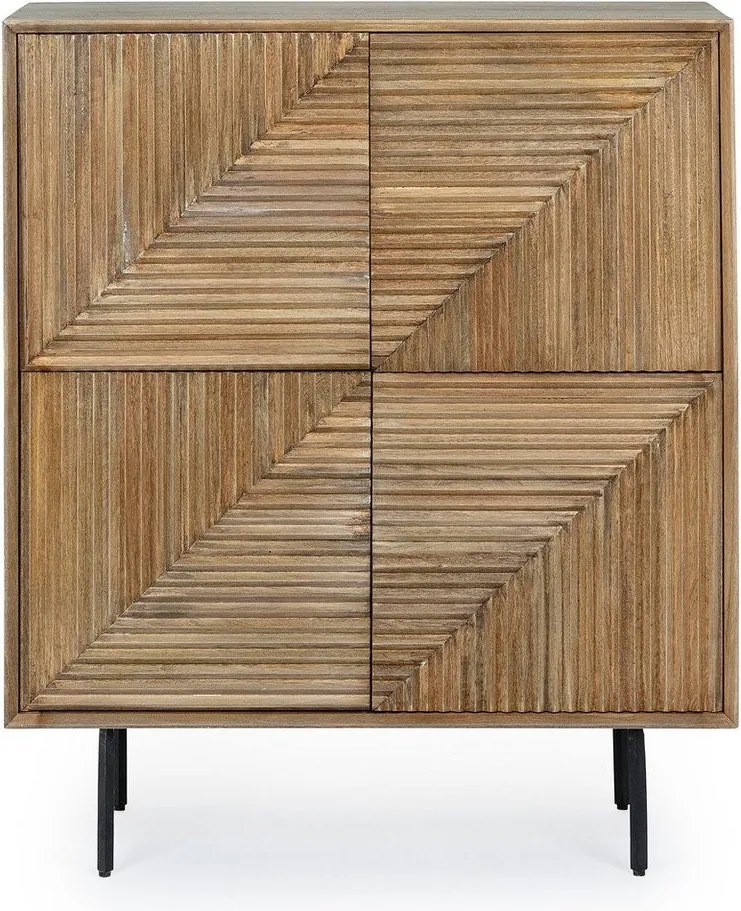 Skříňka z mangového dřeva v přírodní barvě 92x110x40 cm Darsey – Bizzotto