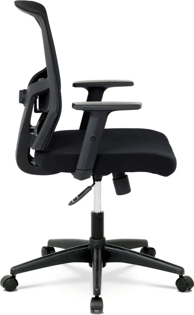 Ergonomická kancelářská židle VALERIO - černá síťovina