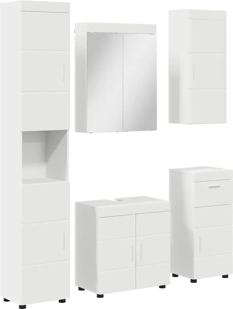 Sada koupelnového nábytku TULUM 5 ks Bílá 60 x 34 x 63 cm 3398054