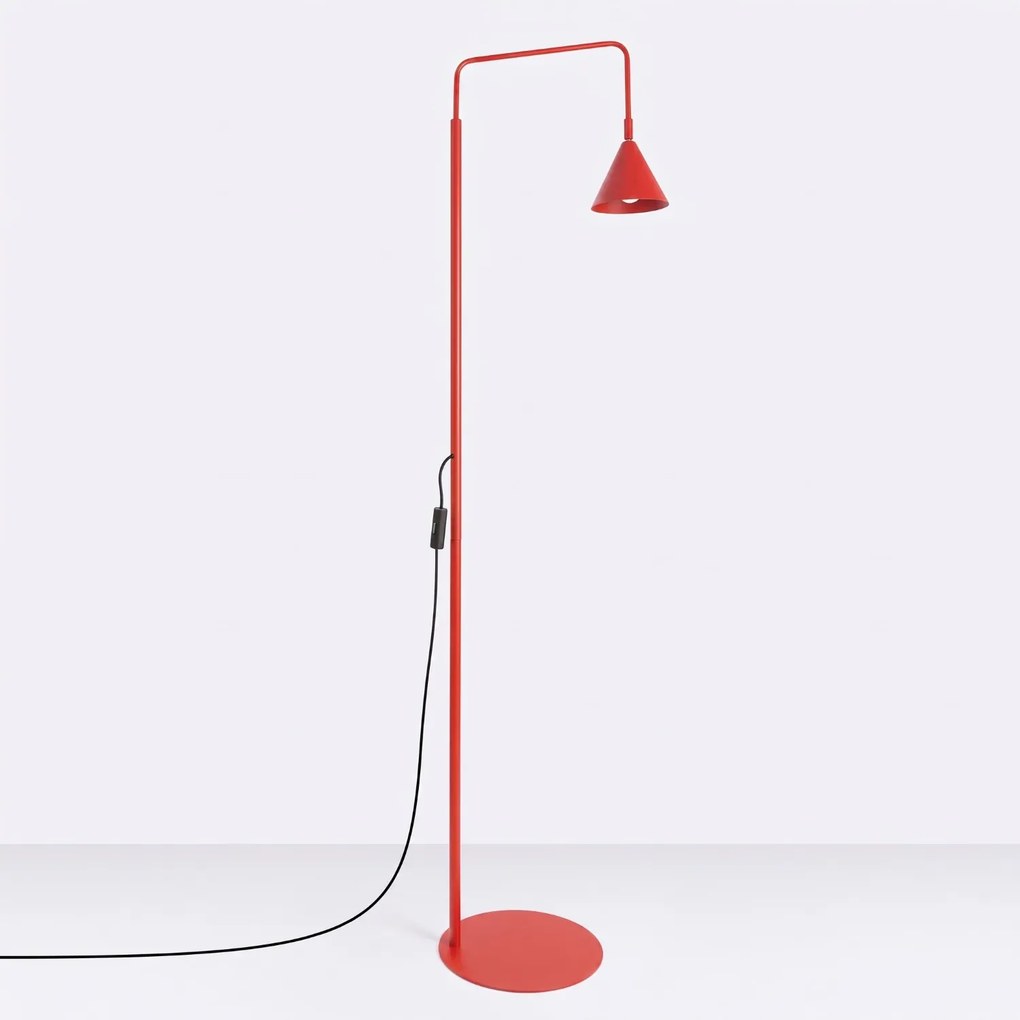 Sollux Lighting Stojací lampa NOX červená