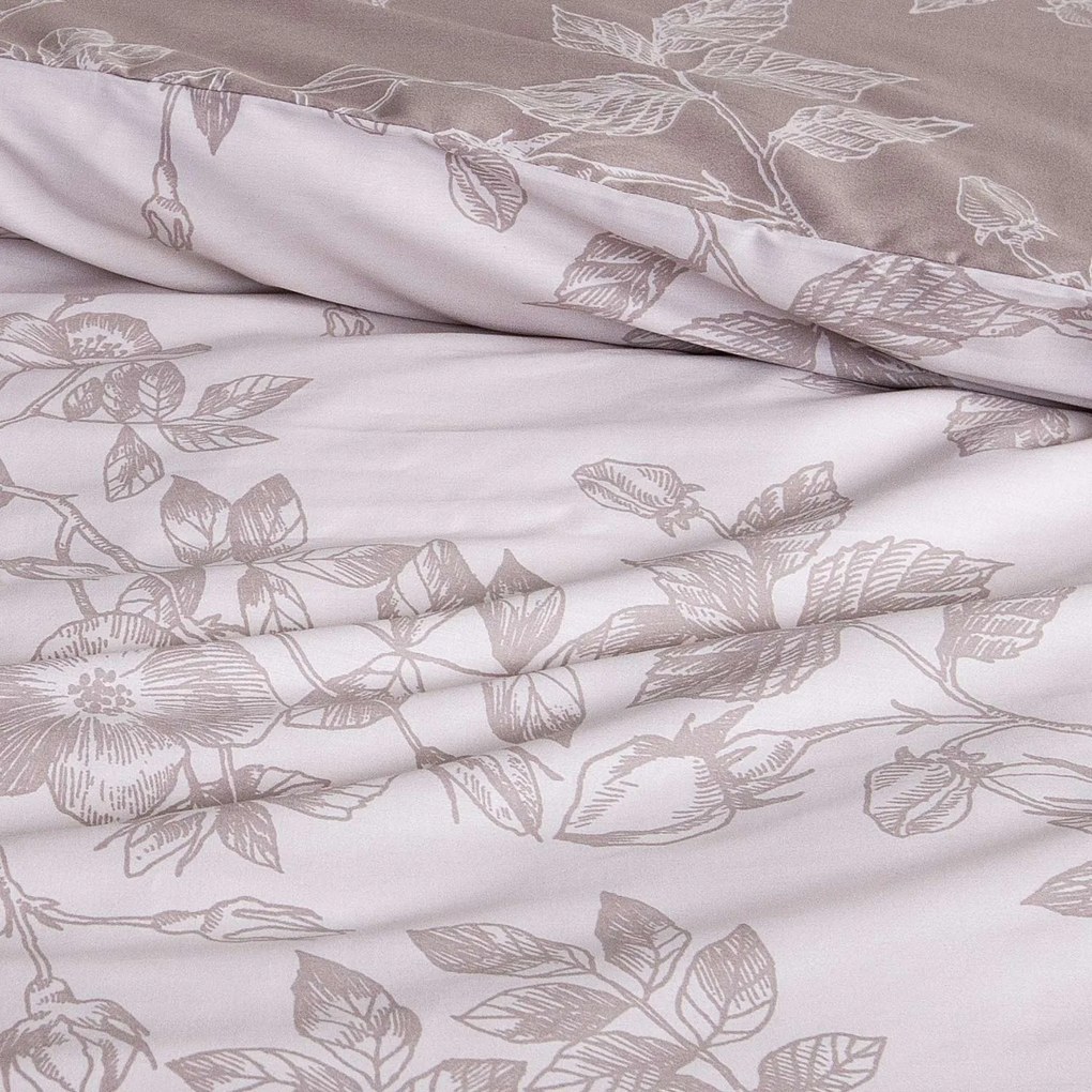 SATÉNOVÉ LOŽNÍ POVLEČENÍ HARISSA EXCLUSIVE 200X220 CM, 2 KS 70X80 CM VZOROVANÉ