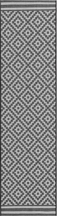 Černý koberec Granton Diamond Mono Rozměry: 160x230 cm