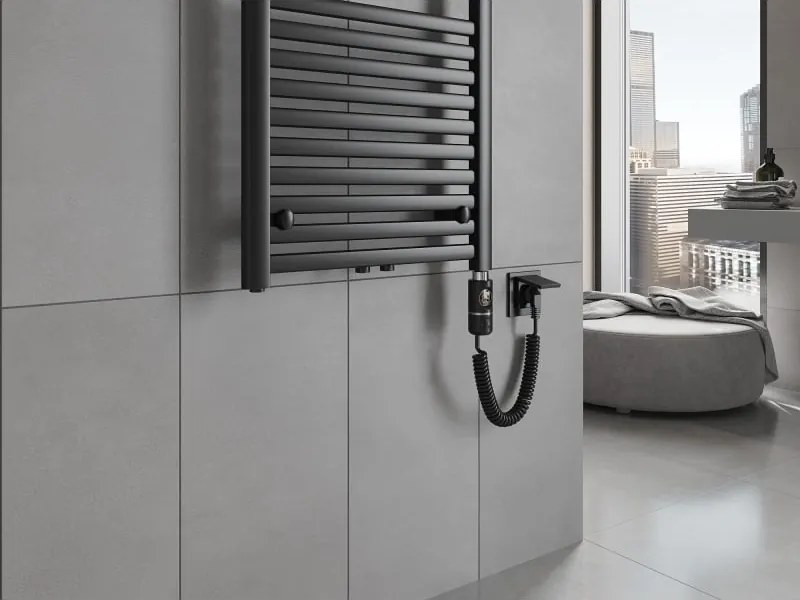 Mexen Hades elektrický radiátor 1500 x 400 mm, 600 W, černý - W104-1500-400-2600-70