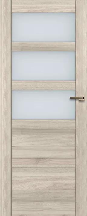 Interiérové dveře vasco doors BRAGA model 4 Průchozí rozměr: 70 x 197 cm, Orientace dveří: Levé dveře, Dekor: Dub Aljaška