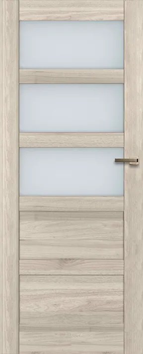 Interiérové dveře vasco doors BRAGA model 4 Průchozí rozměr: 70 x 197 cm, Orientace dveří: Levé dveře, Dekor: Dub Santa