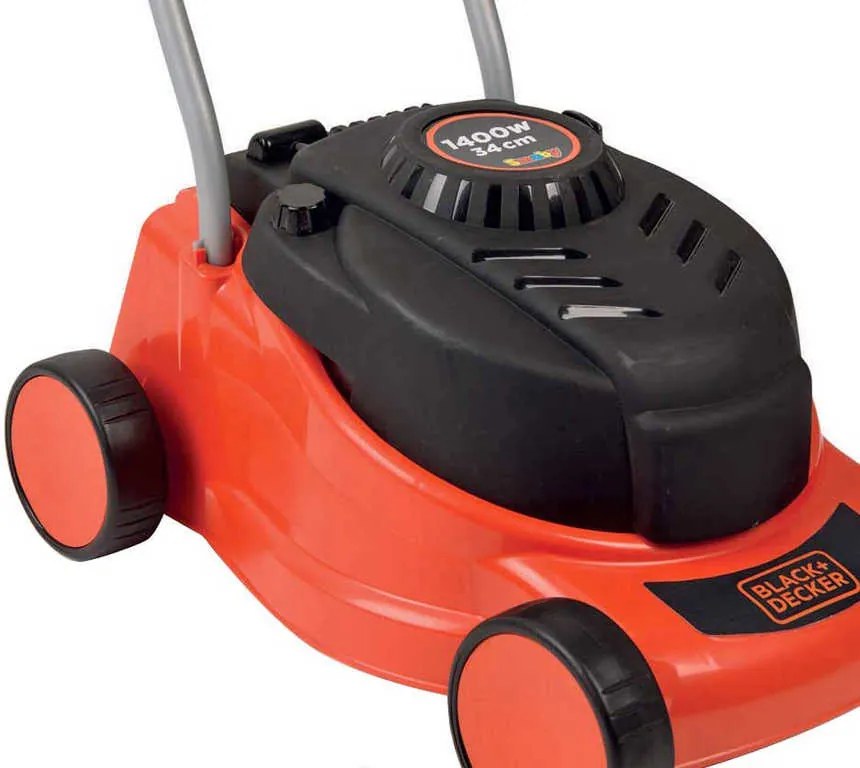 SMOBY Black and Decker sekačka zahradní dětská 35x56x23cm černooranžová plast sb360159