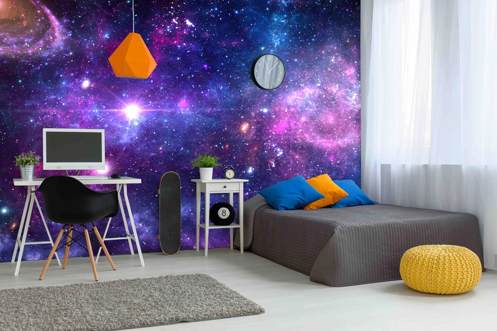 Malvis ® Tapeta Pestrá galaxie Vel. (šířka x výška): 144 x 105 cm