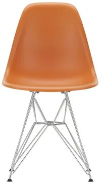 Eames Plastic Chair DSR chrom rezavá černé na koberec Vitra