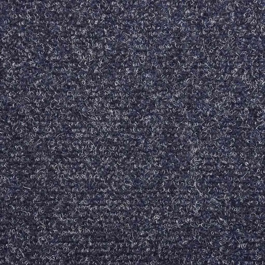 Schodové rohože samolepicí 30 ks 65 x 21 x 4 cm modré s obdélníkovým okrajem 3365696