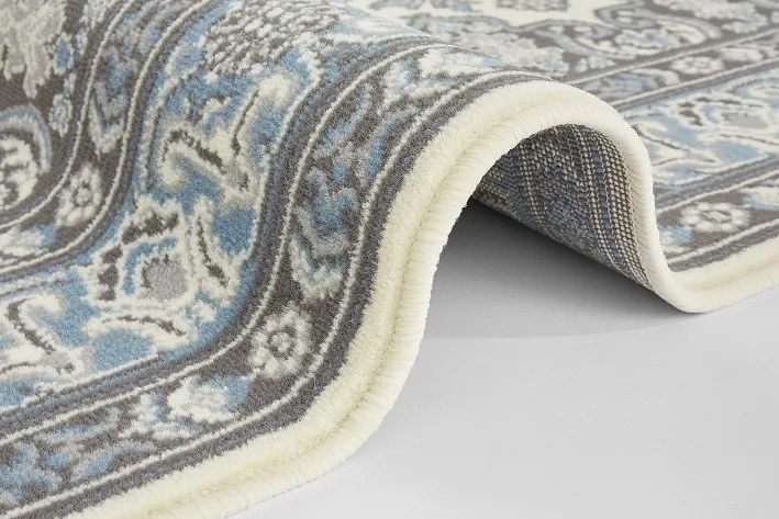 Nouristan - Hanse Home koberce Kusový koberec Mirkan 104442 Cream/Skyblue - 80x150 cm