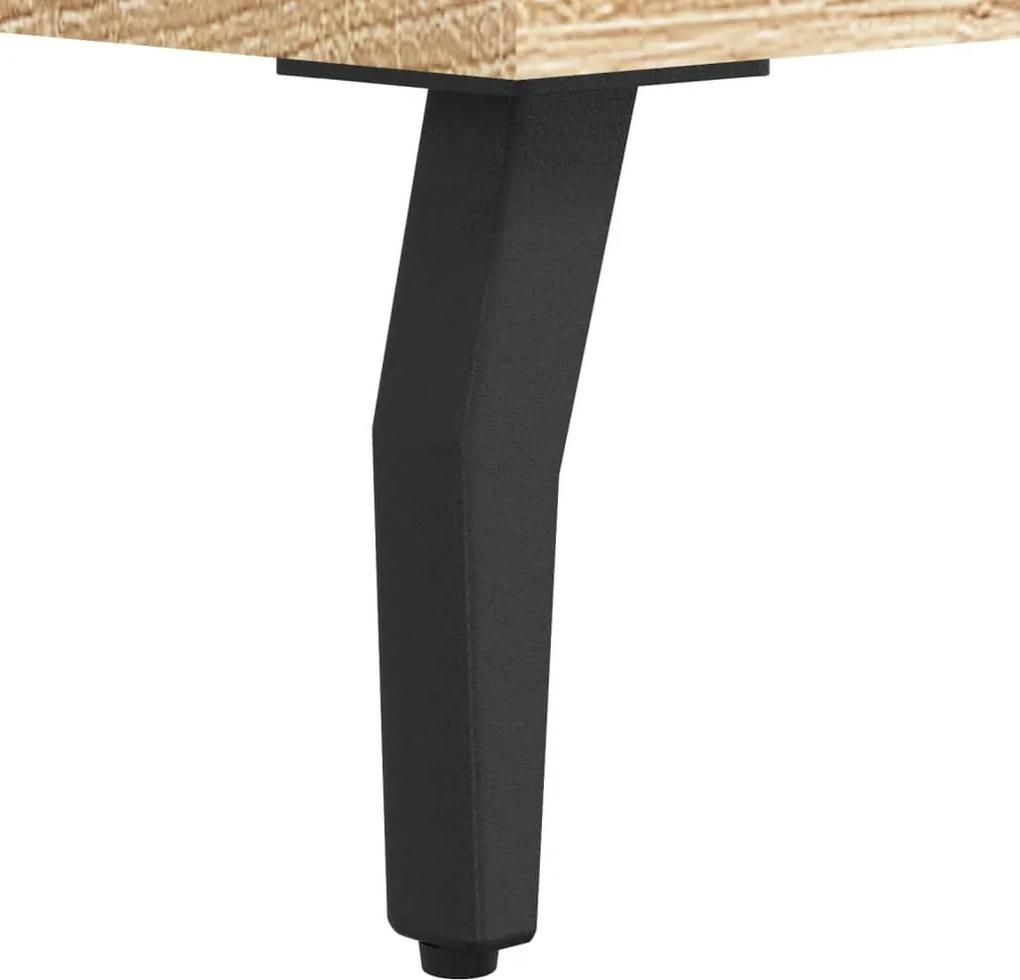 vidaXL Konferenční stolek 50 x 50 x 40 cm kompozitní dřevo [829434] Barva: Černá