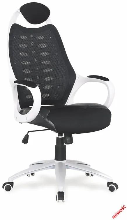 Halmar Kancelářská židle Striker 2 černo-bílá