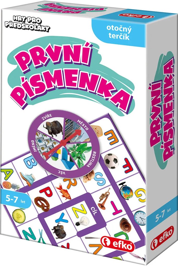 EFKO Hry pro předškoláky První písmenka *SPOLEČENSKÉ HRY* ef54879