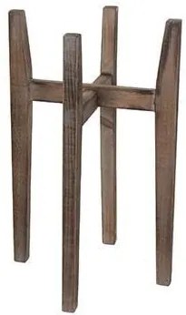 Dřevěný stojan na květináč Mica ASCOT 60, hnědý