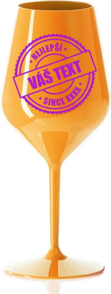 Personalizovaná nerozbitná sklenice - nejlepší xx SINCE xx