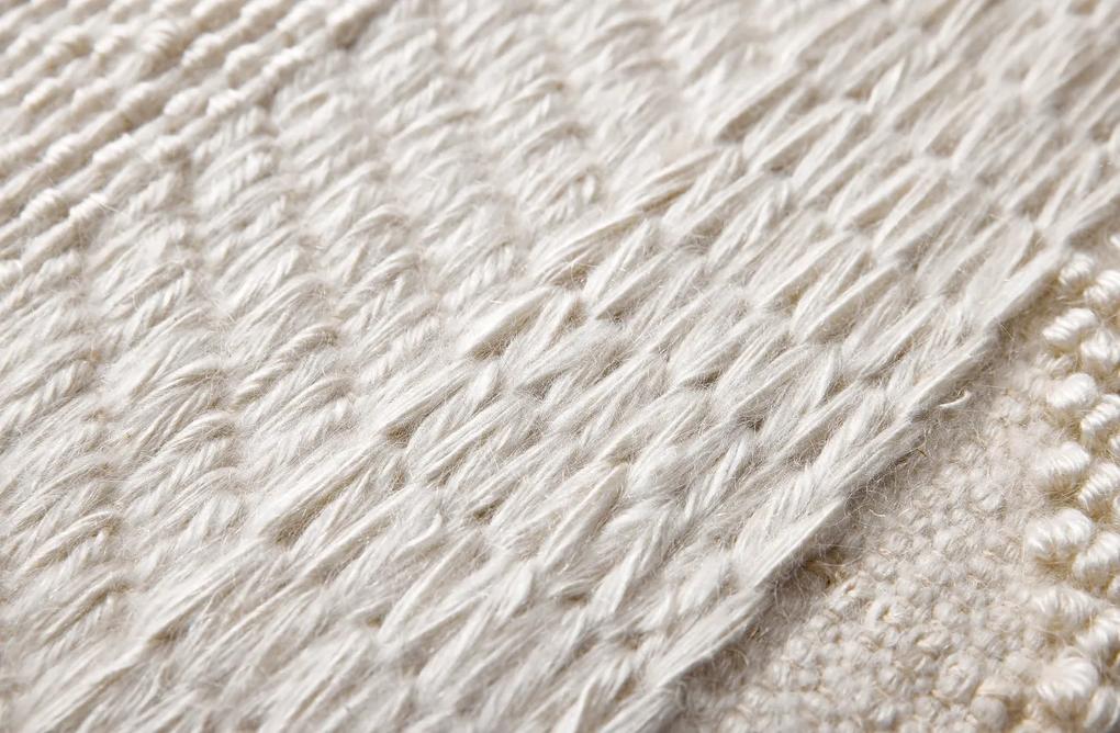 Diamond Carpets koberce Ručně vázaný kusový koberec Winter DESP P88 Mohair White - 300x400 cm