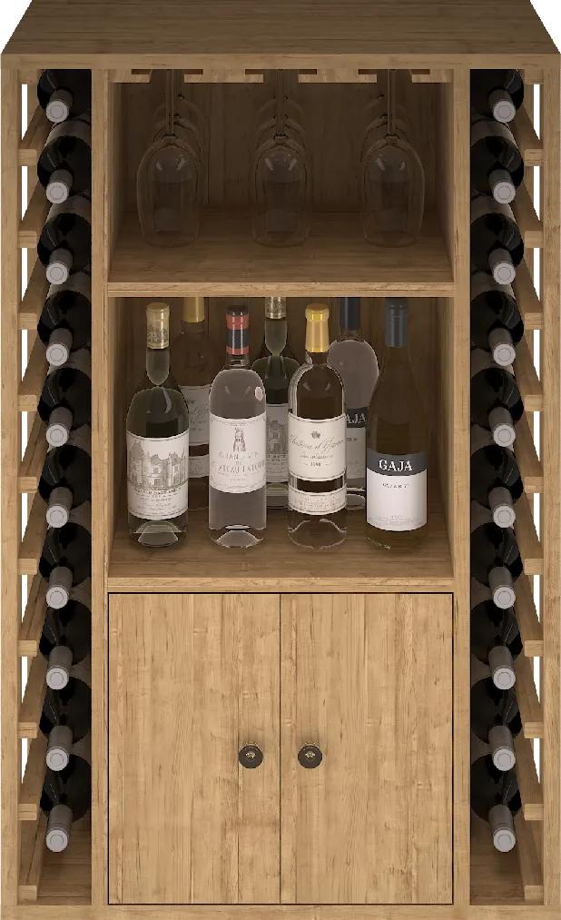 Expovinalia Regál na víno CORULLÓN Materiál a odstín: Borovice s bílým nátěrem