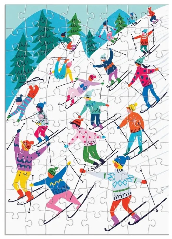 Galison Puzzle adventní kalendář 12 v 1