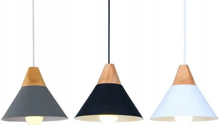 Toolight - stropní svítidlo SCANDI C 1xE27, šedá-hnědá, OSW-00105
