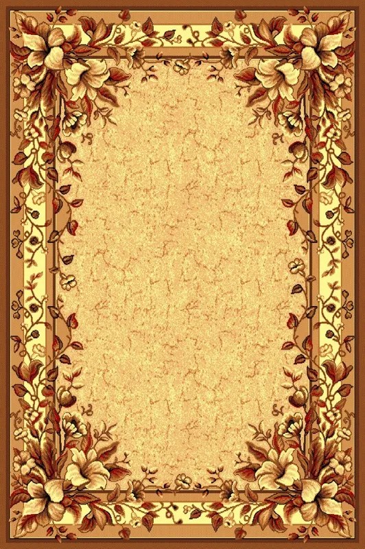 Balta  Oválný koberec Gold / White 392/123 Béžový