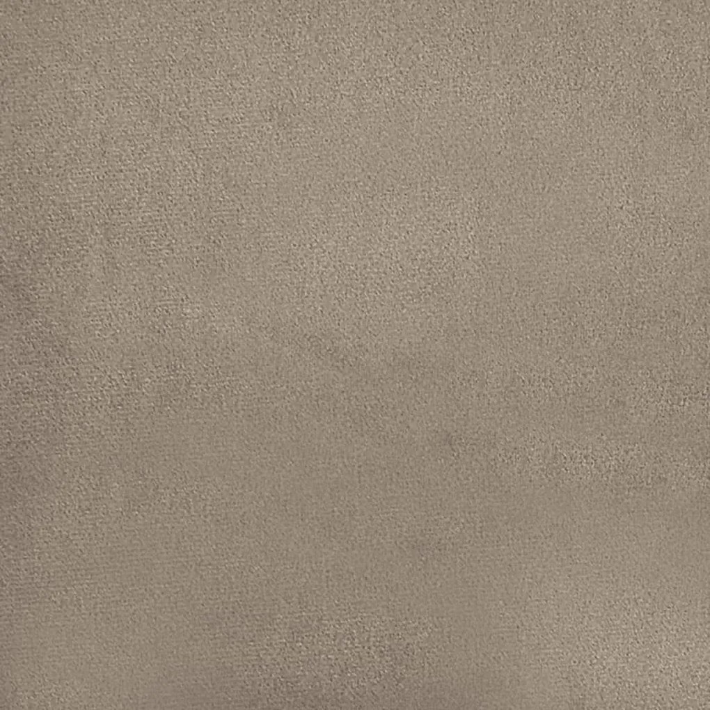 3místná pohovka s podnožkou taupe 180 cm tkanina z mikrovlákno 3201231